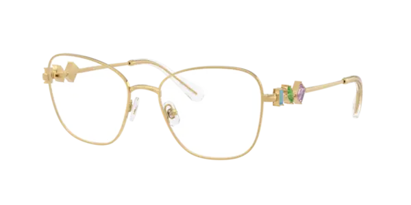 SWAROVSKI Full Rim Irregular Eyeglasses - Gold