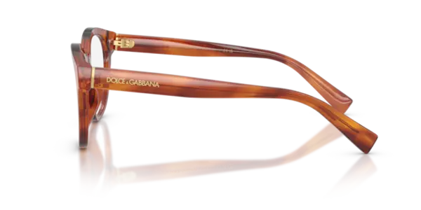 Dolce & Gabbana Phantos Eyeglasses - Striped Ginger