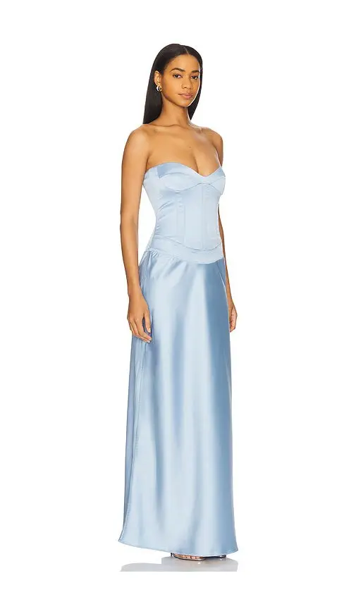 anna october tulip dress blue Anna October Tulip Dress in Blue main image 1