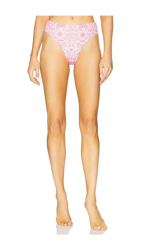 Peixoto Stella High-waist Bottom - Tierra Linda Coral