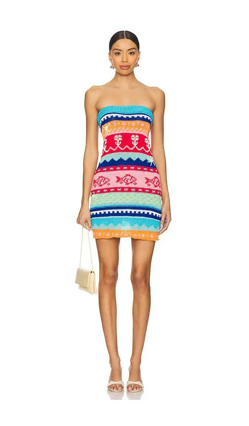 TACH Salma Knitted Mini Dress - Multi