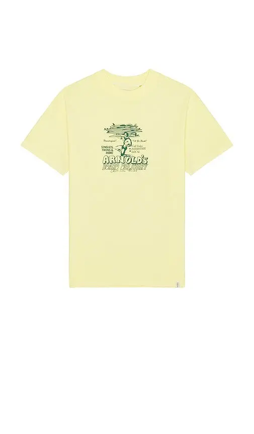 CRITICAL SLIDE Arnie Tee In Yellow - Banana