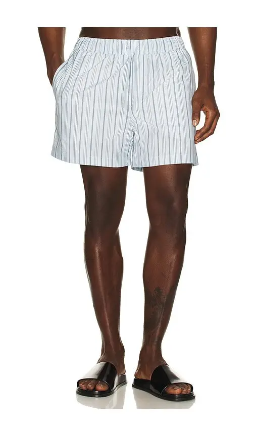 SAMSOE SAMSOE Moses Swim Shorts - Skywriting Stripe