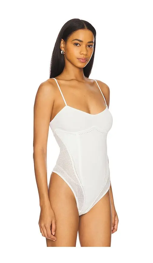 FLEUR DU MAL Knit Underbust Cami Bodysuit