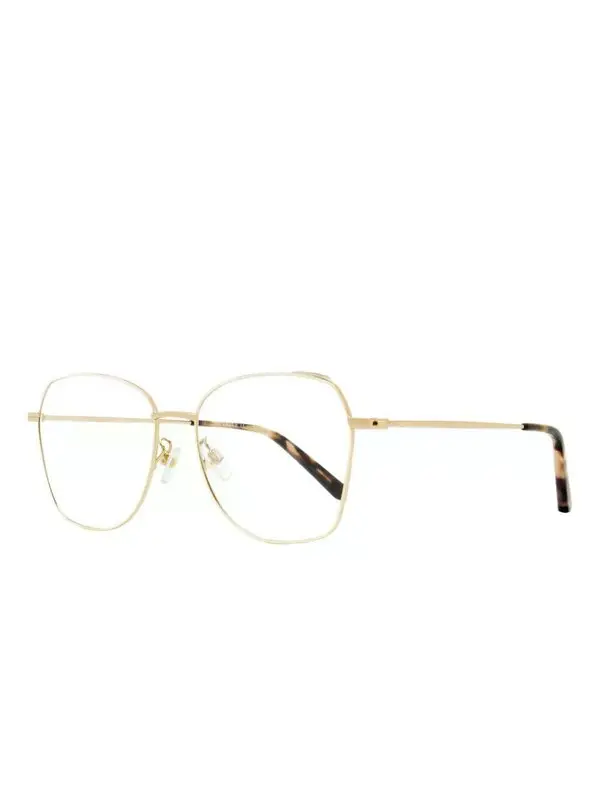 Bally 5027-H Eyeglasses - Gold | Editorialist