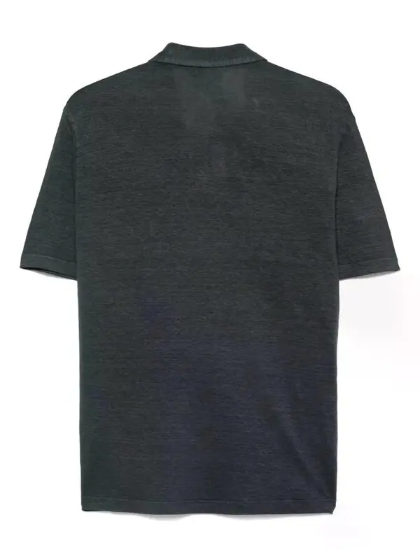 DELL'OGLIO Linen T-shirt - Grey