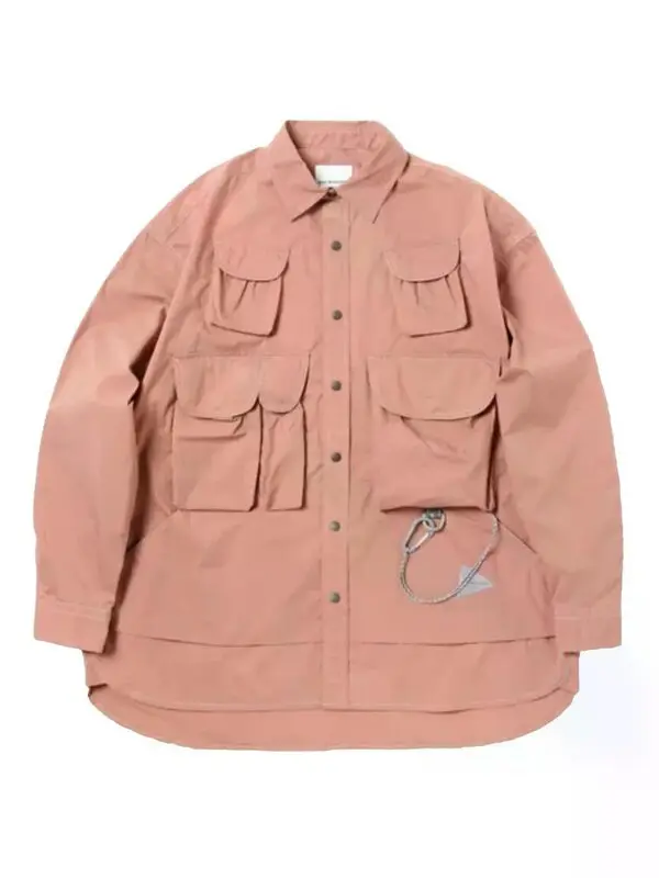 AND WANDER Cotton-blend Shirt - Pink