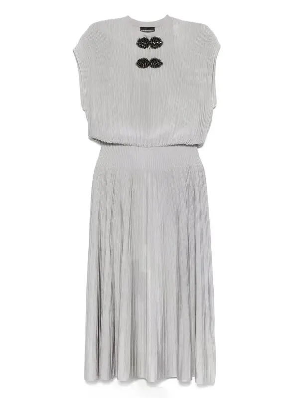 Emporio Armani Embellished Midi Dress