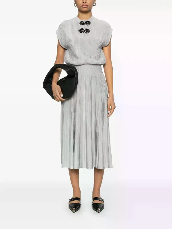 Emporio Armani Embellished Midi Dress