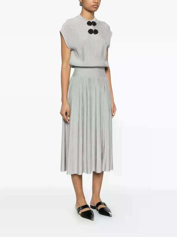 Emporio Armani Embellished Midi Dress