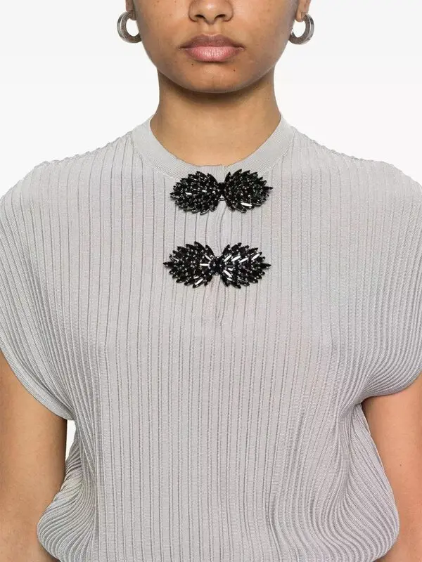 Emporio Armani Embellished Midi Dress