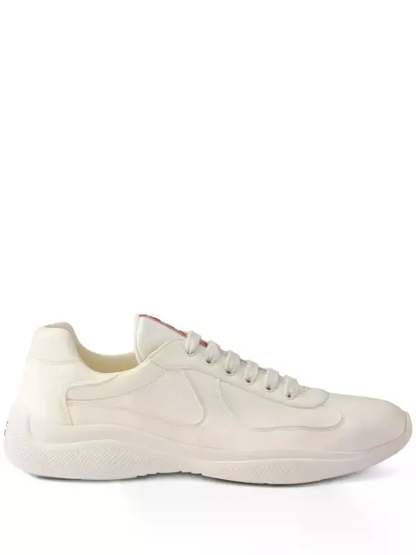 Prada America's Cup Nappa Leather Sneakers - Neutrals