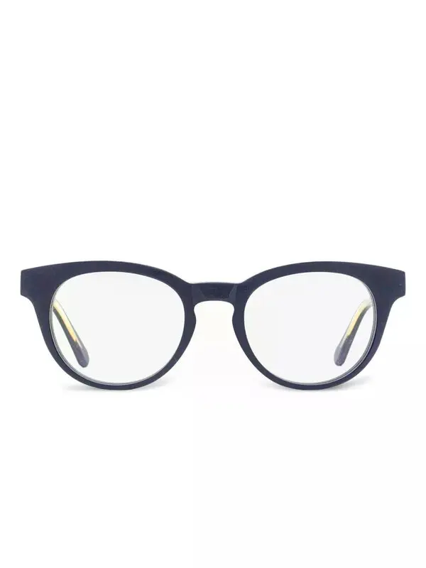 Omega Pantos-frame Eyeglasses - Blue