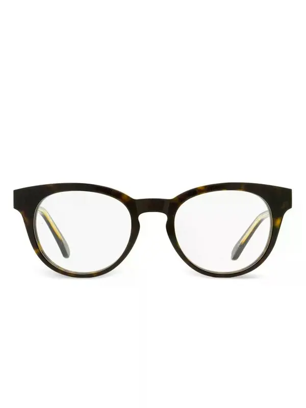 Omega Pantos-frame Eyeglasses - Brown