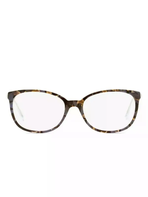 JIMMY CHOO Butterfly-frame Glasses - Brown