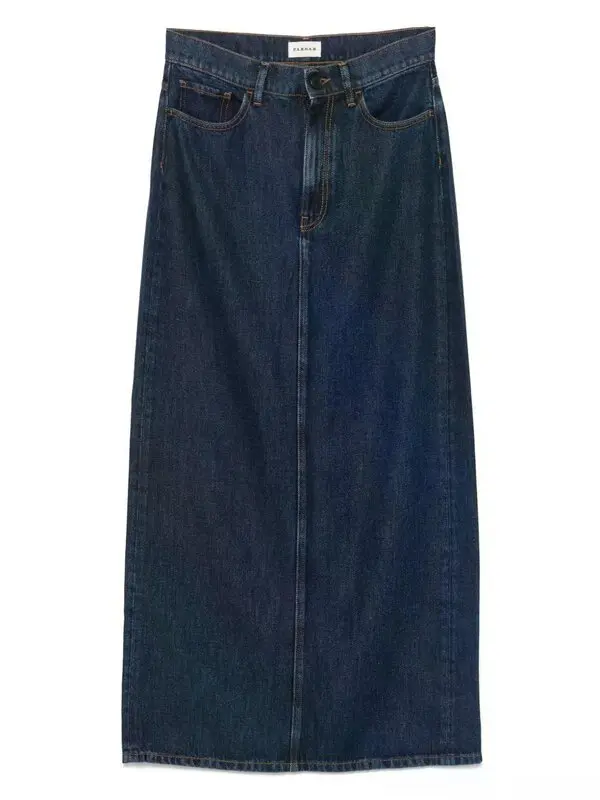 P.a.r.o.s.h Denim Maxi Skirt