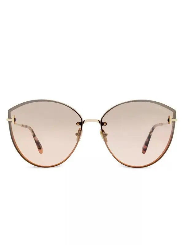 TOM FORD Evangeline Sunglasses - Gold