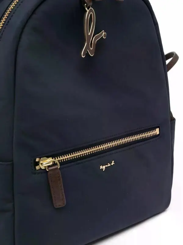 AGNÈS B. Logo-plaque Backpack