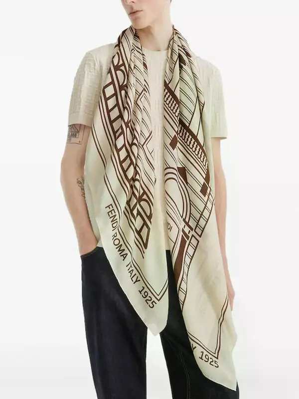 Fendi Graphic-print Scarf
