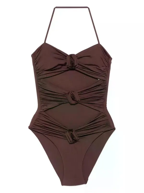 MAYGEL CORONEL Lantana One Piece Swimsuit - Brown