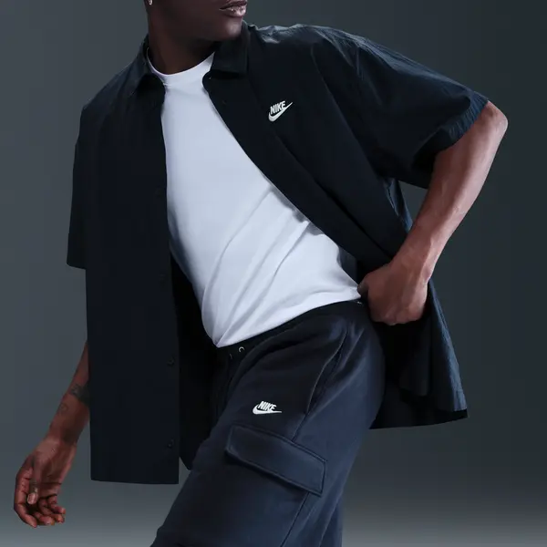 Nike Club Fleece Cargo Shorts - Blue