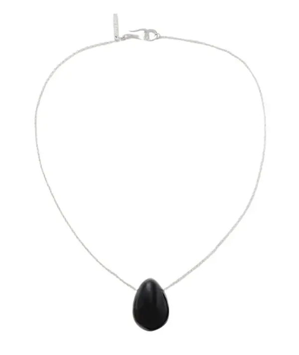 SOPHIE BUHAI Everyday Egg Onyx Pendant Necklace - Black