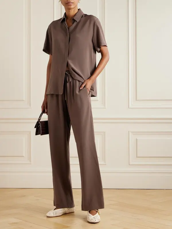Matteau Silk Crepe De Chine Shirt