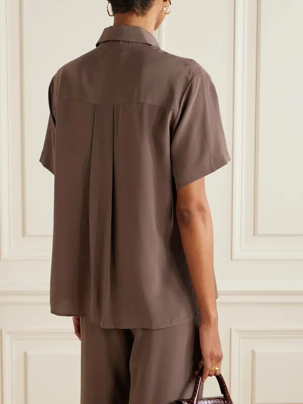 Matteau Silk Crepe De Chine Shirt
