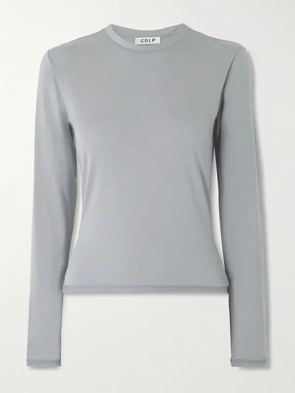 CDLP Lyocell-blend T-shirt - Gray