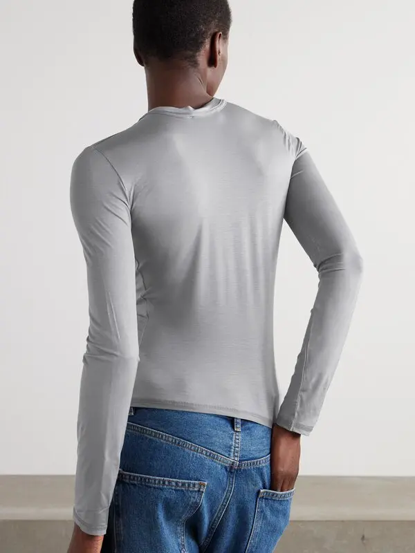 CDLP Lyocell-blend T-shirt - Gray