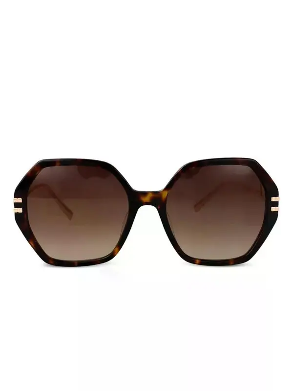 Chopard Geometric Sunglasses - Gold
