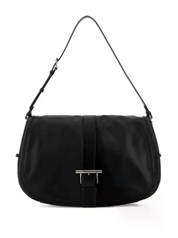 Alexander McQueen Large T-bar Messenger Bag - Black