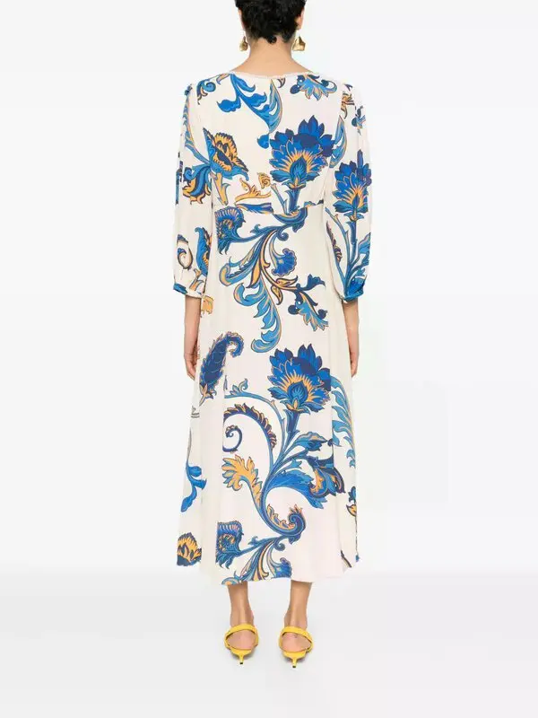Etro Floral-print Midi Dress