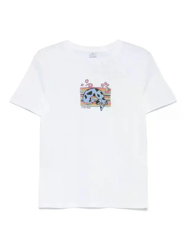 Paul Smith Dog Hug T-shirt - White