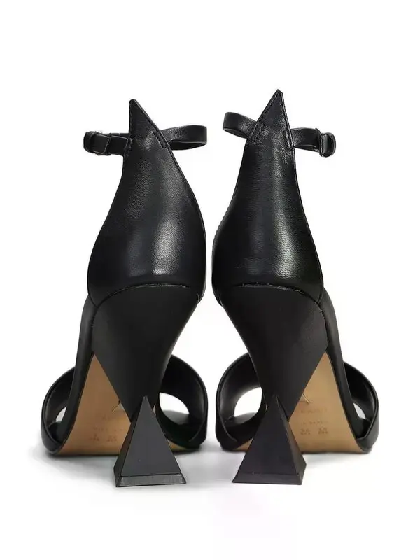 ANDREA CARRANO 95mm Leather Sandals
