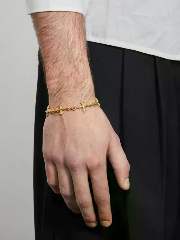 Emanuele Bicocchi Multi-cross Bracelet - Gold
