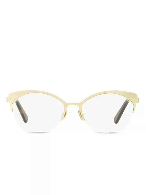 Roberto Cavalli Butterfly-frame Glasses - Gold