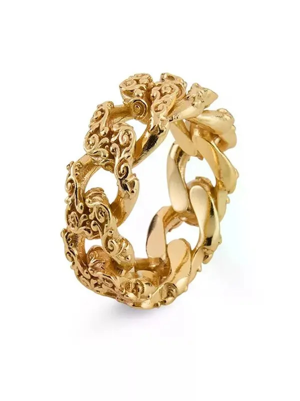 Emanuele Bicocchi Chain-link Ring - Gold