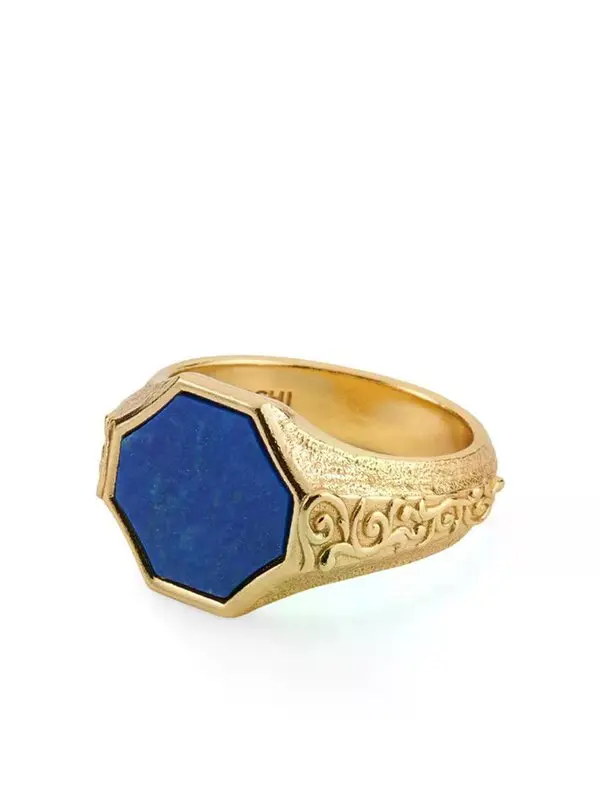 Emanuele Bicocchi Signet Ring - Blue