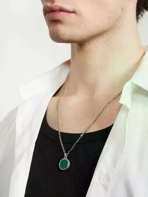 Emanuele Bicocchi Amulet Malachite Necklace