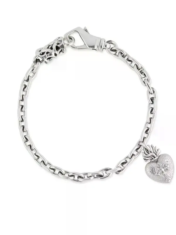 Emanuele Bicocchi Sacred Heart Bracelet - Silver