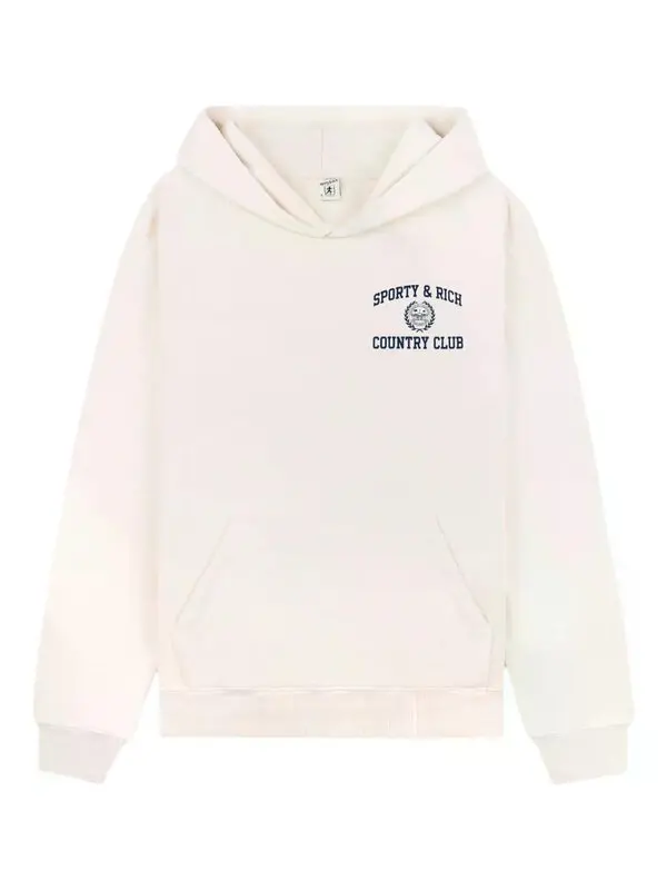 SPORTY & RICH Varsity Crest Hoodie