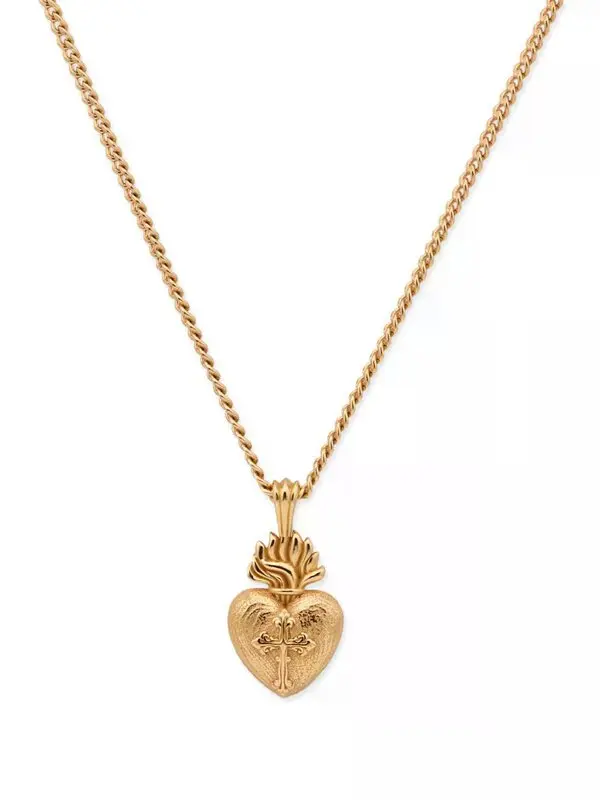 Emanuele Bicocchi Sacred Heart Necklace - Gold
