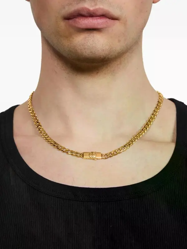 Emanuele Bicocchi Edge Logo Necklace