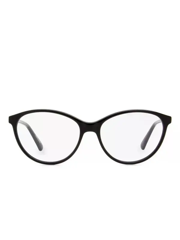 Longchamp Oval Frame Glasses - Black