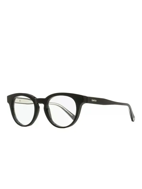 Omega Pantos-frame Glasses - Black