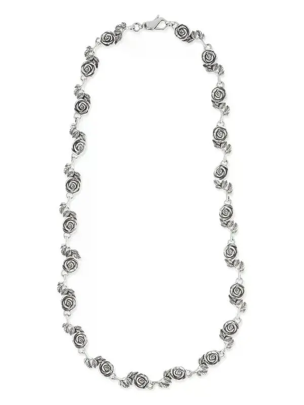 Emanuele Bicocchi Roses Necklace - Silver
