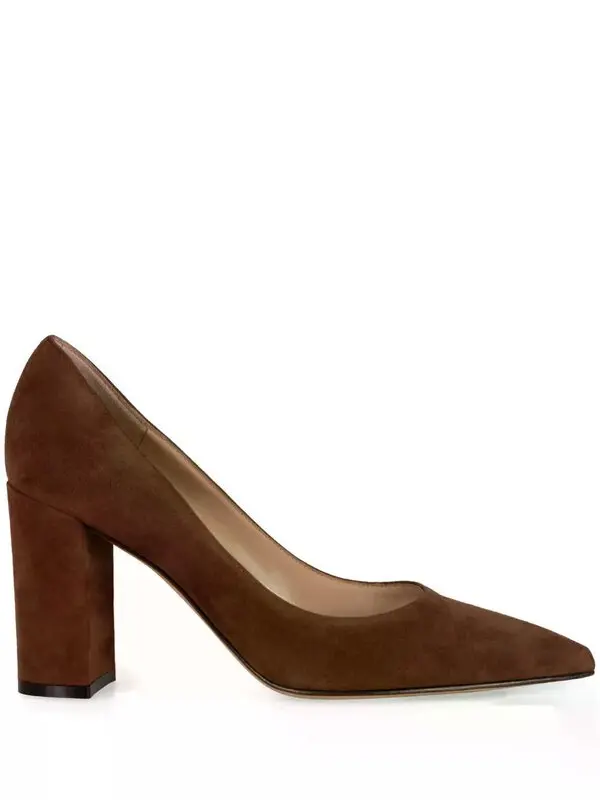 GIANVITO ROSSI 85mm Piper Pumps - Brown