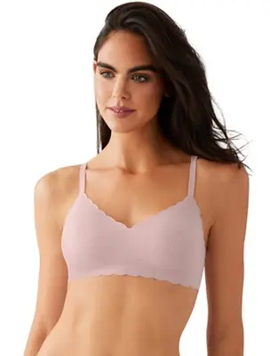 Wacoal B.wow'd Lace Wire Free Bra - Blush Pink