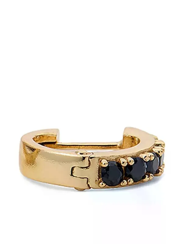 Emanuele Bicocchi Crystal Hoop Earrings - Gold